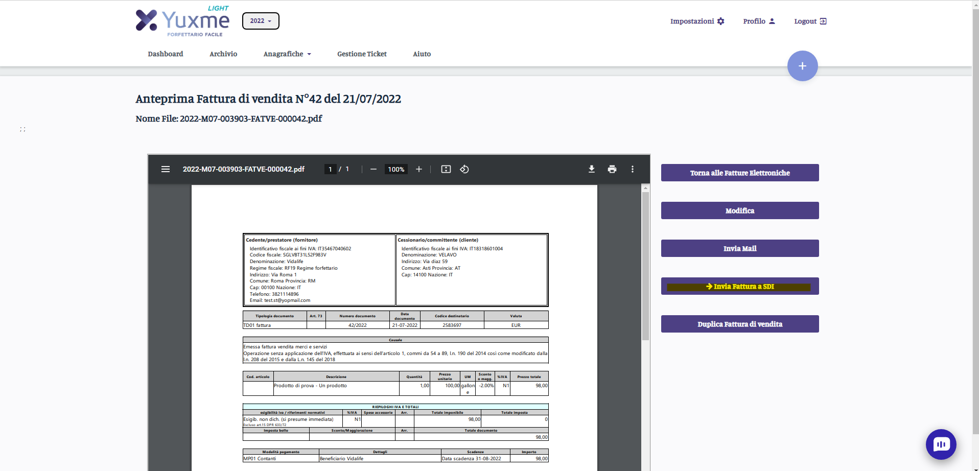 Inviare le fatture elettroniche al Sistema di Interscambio – Yuxme